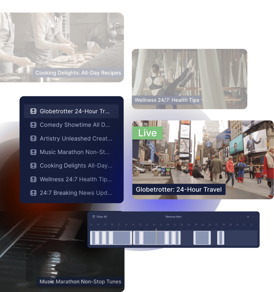Cloud TV Playout Software for Your Own TV Channel | Castr
